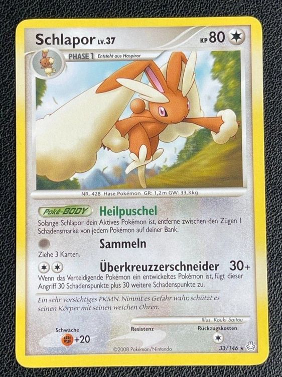 Schlapor 33/146 Rare Pokémon Legends Awakened (Neu (gemäss Beschreibung ...