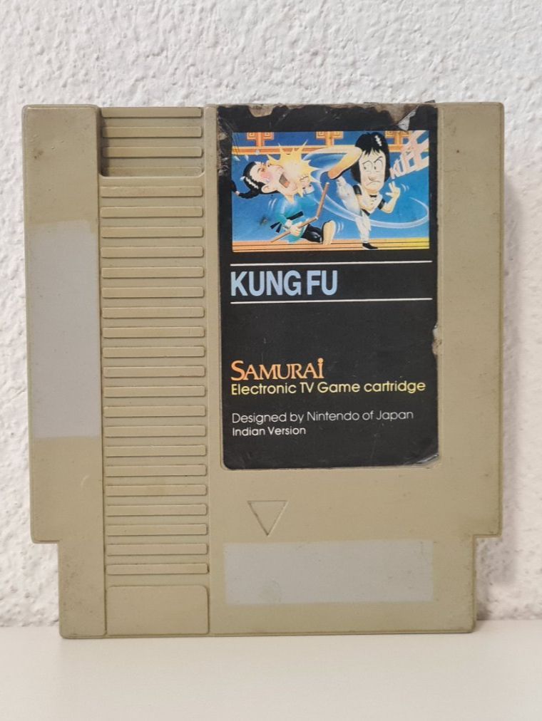 KUNG FU - SAMURAI TV Game / Indian Version Nintendo NES (Gebraucht) in ...