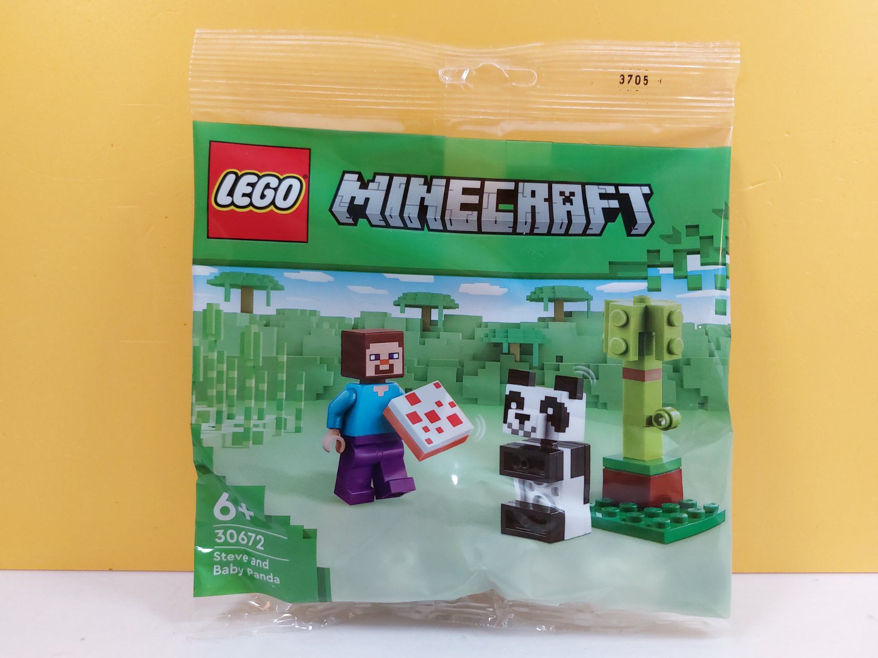 LEGO Minecraft 30672 Steve und Baby Panda NEU (Neu und originalverpackt ...