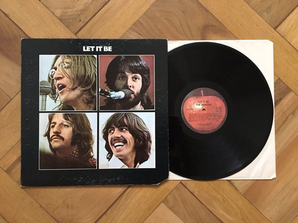 BEATLES - LET IT BE LP 1970 BEAT POP APPLE VINYL (Gebraucht) in ...