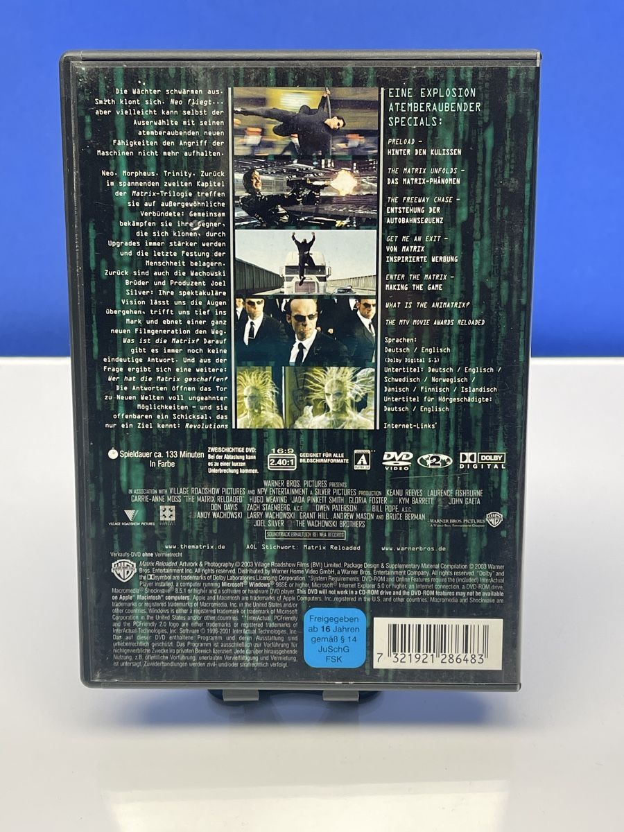 Matrix Reloaded – 2 Disc Edition – DVD (Gebraucht) in Murgenthal für ...