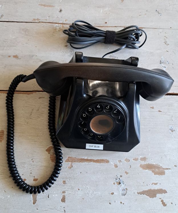 Autophon Tischtelefon Modell 50 mit Wählscheibe eingef.1954 (Gebraucht ...