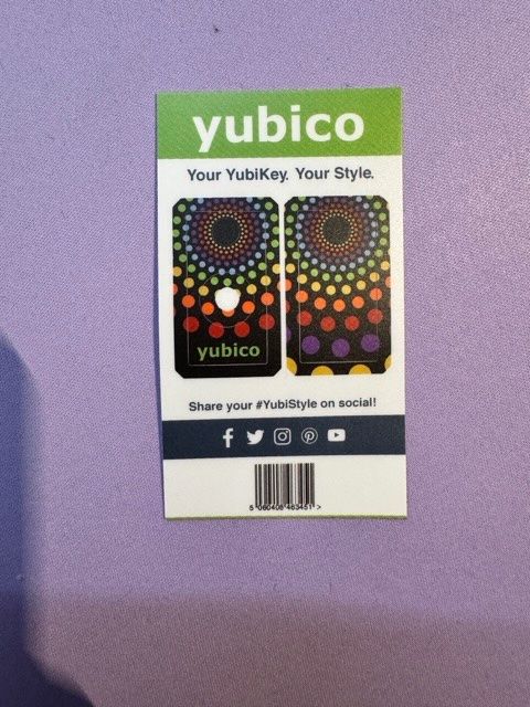 Yubico YubiKey YubiStyle Cover Aufkleber für Modell A/C NFC | Kaufen ...