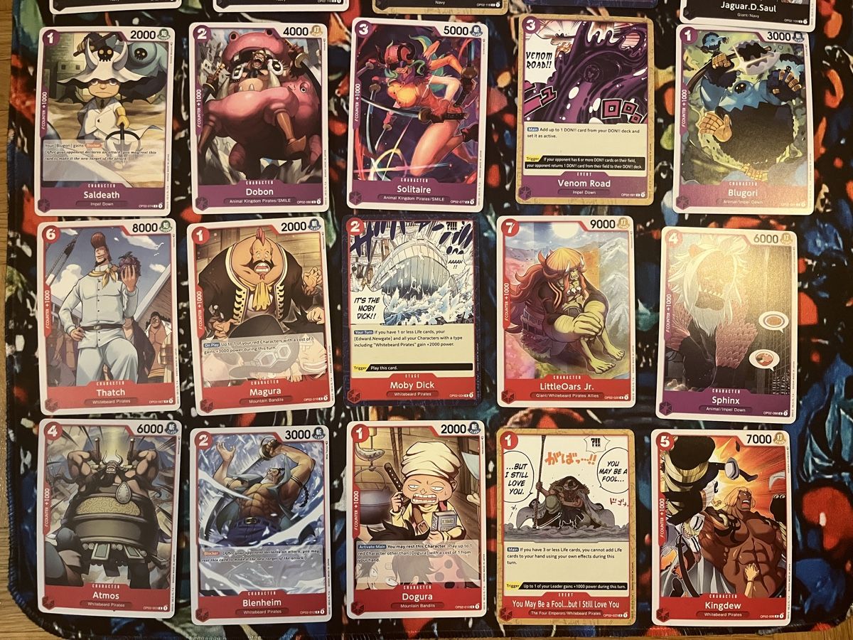 One Piece Card Game OP02 – Common Cards Lot 🏴󠁧󠁢󠁥󠁮󠁧󠁿 (Neu (gemäss ...