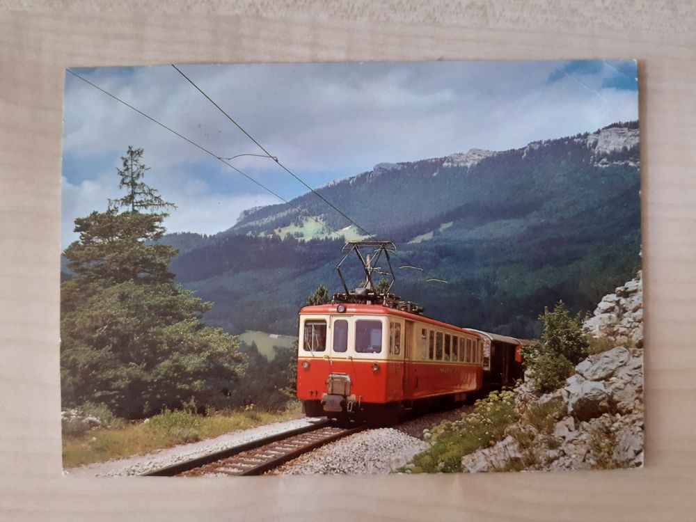 Alte Postkarte Chemin de Fer Yverdon - Ste-Croix, 1964 (Gebraucht) in ...