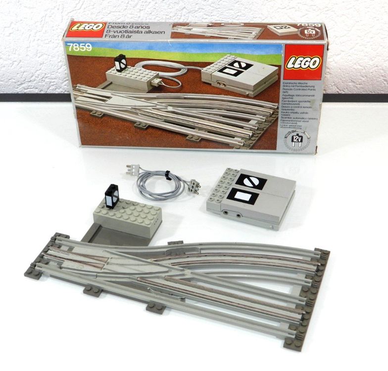 LEGO 12 VOLT EISENBAHN 7859 WEICHE MIT ORIGINAL VERPACKUNG (Gebraucht ...