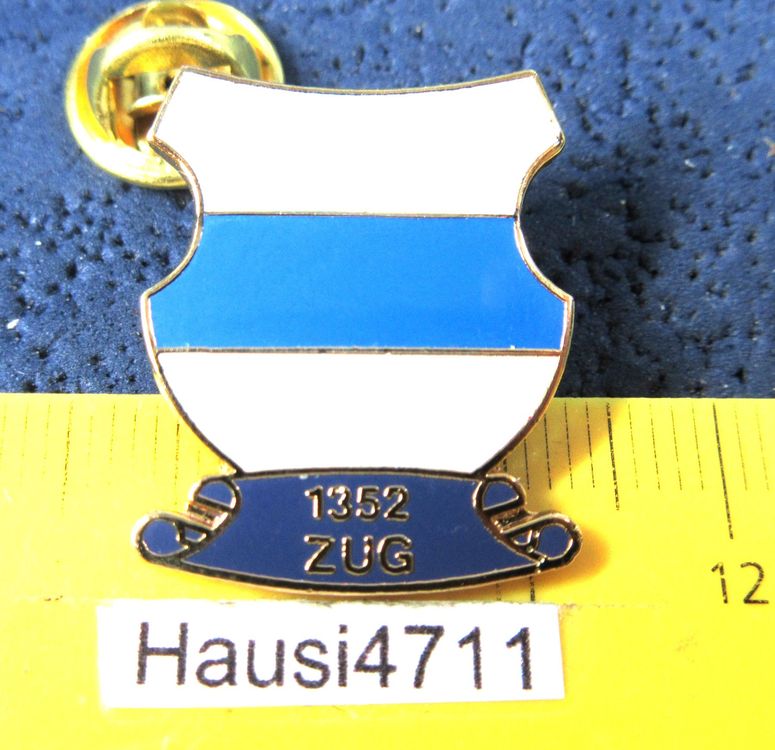 HISTO KANTONS-WAPPEN ZUG 1352 ENAMEL TOP-QUALITÄT GOLDIG | Kaufen auf ...