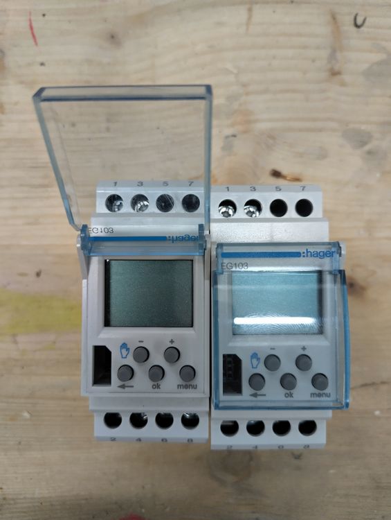 2x Hager Zeitschaltuhr EG103 Digitaluhr Timer (Gebraucht) in Biberen ...