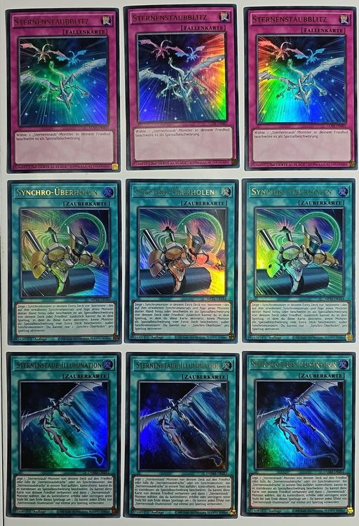 Yugioh Synchro Sternstaub Karten Deck Set Core Sammlung (Neu und ...