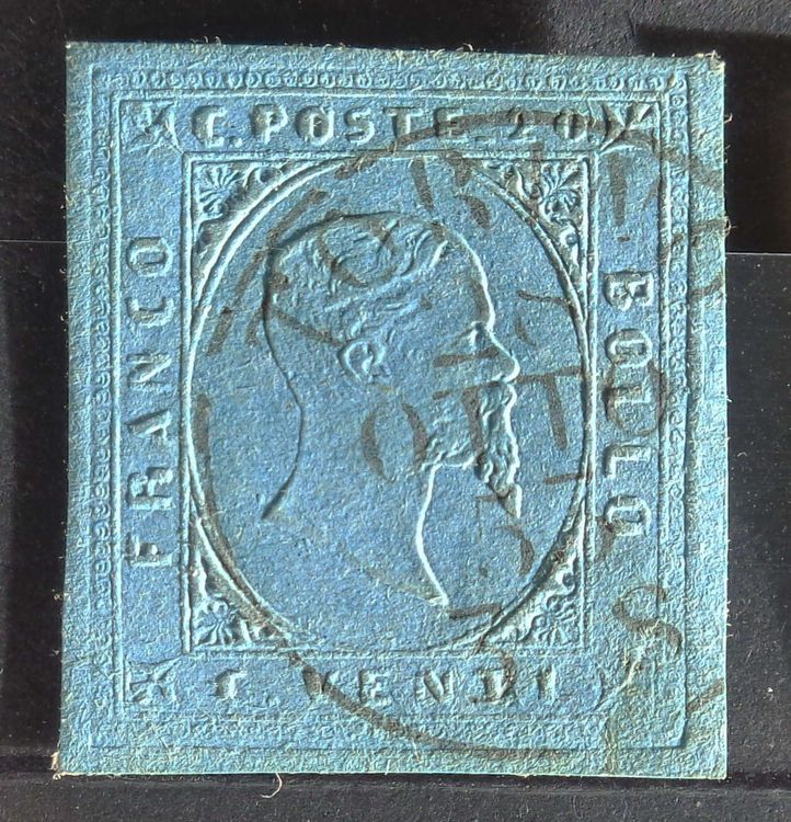 SARDEGNA 1853: 20 cmi., O Torino (Gebraucht) in Zürich für CHF 1.5 ...