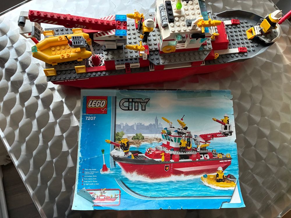 LEGO City 7207 - Feuerwehrschiff (Gebraucht) in Reigoldswil für CHF 24 ...