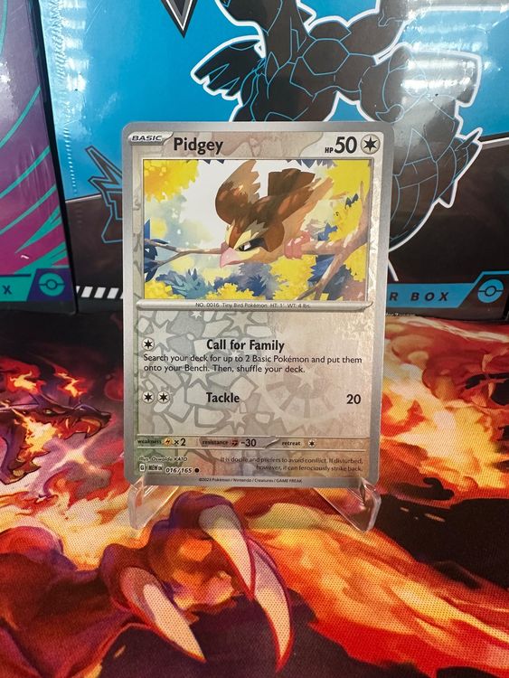 Pidgey [Reverse Holo] #16 MEW 151 NM / 🇬🇧 (Gebraucht) in Recherswil für ...