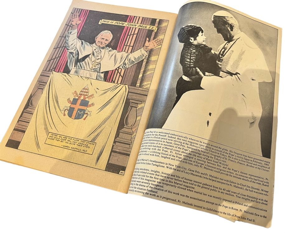 🔥COMICS MARVEL Life of Pope John Paul II (1st issue 1982) (Gebraucht ...