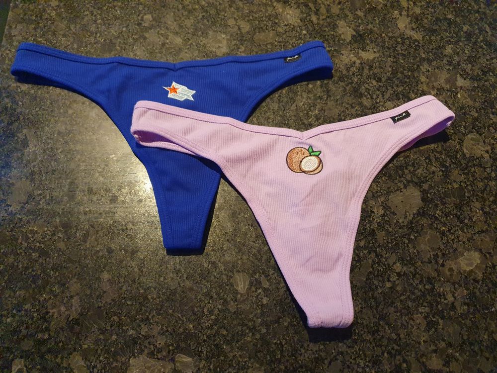 2er-Set Strings (Thong) von Victoria's Secret / Pink, L | Kaufen auf ...