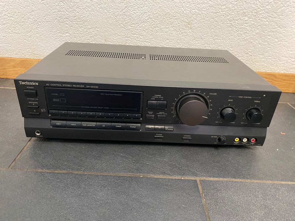 Technics SA-GX230 AV Control Stereo Receiver - Vintage Kl... | Kaufen ...