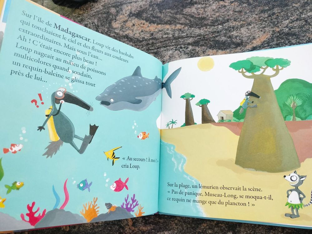 Le loup qui voulait faire le tour du monde (grand format) (D'occasion) à Cortaillod pour CHF 6 ...