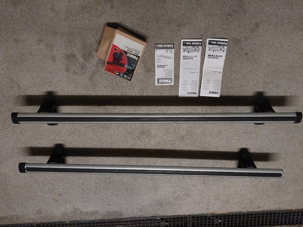 Dachträger Thule Aerobar 862 mit Mercedes Kit 1272&1204 (Gebraucht) in ...