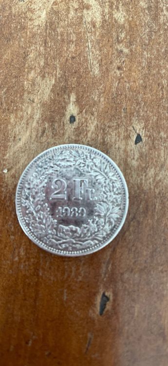 2 Franken Silber 1939 B | Kaufen auf Ricardo