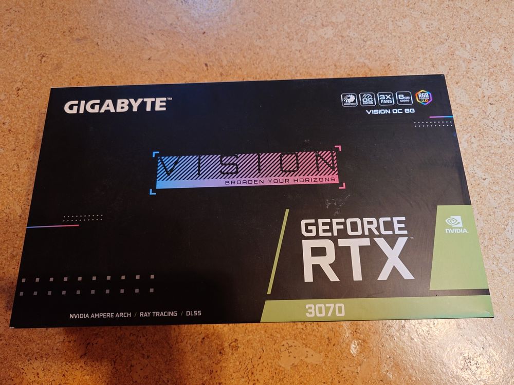 Gigabyte GeForce RTX 3070 Vision OC 8G (Gebraucht) in Safenwil für CHF ...