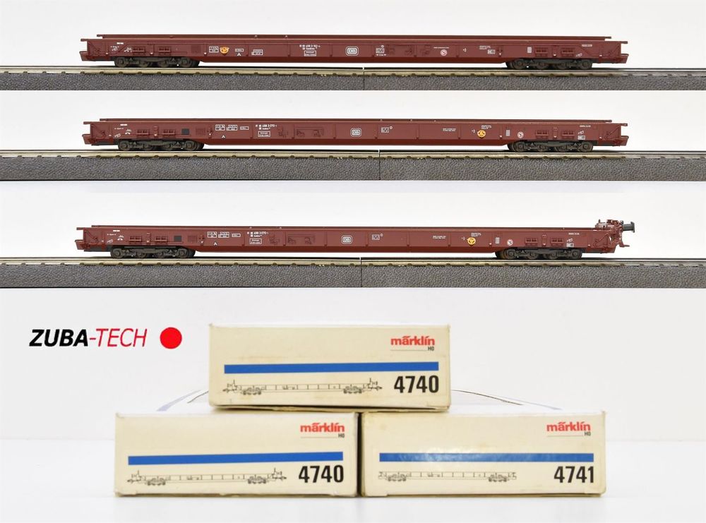 Märklin 2x 4740 4741 Niederflurwagen DB | Acheter sur Ricardo