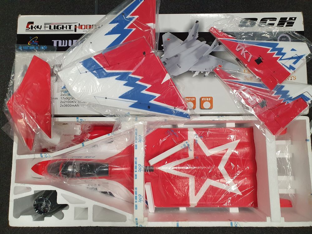 Sky Flight Hobby Mig-29 Red Star 2x70mm Jet PNP Jet Vector (Neu (gemäss ...