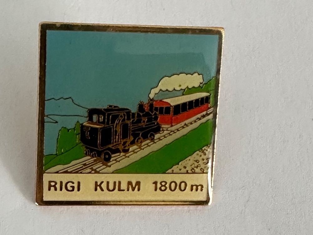 Rigi Kulm Eisenbahn Pin (Gebraucht) in Gutenswil für CHF 5 – mit Lieferung auf Ricardo kaufen