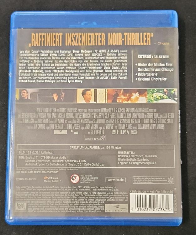 WIDOWS TÖDLICHE WITWEN BLU-RAY (Gebraucht) in Zürich für CHF 5 – mit Lieferung auf Ricardo kaufen