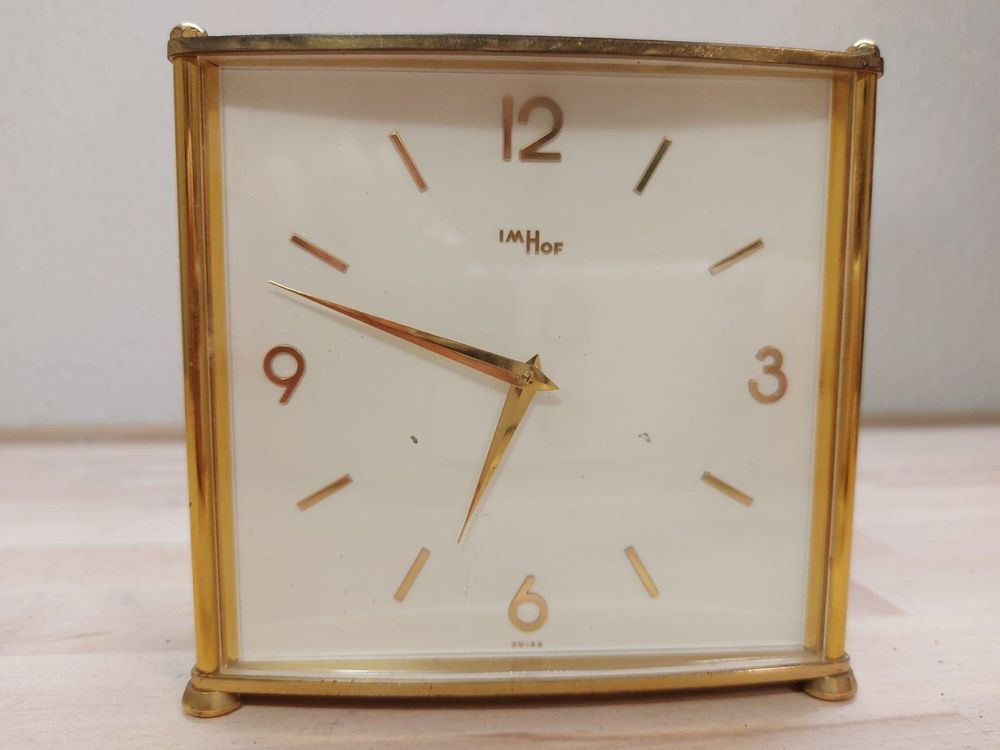 Vintage Imhof Kaminuhr mit Sparbuchse | Kaufen auf Ricardo