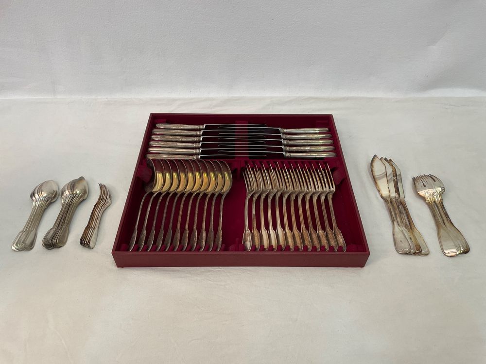 Bruckmann Augsburger Faden Besteck Silberbesteck vintage (Gebraucht) in Hinwil für CHF 220 – mit ...