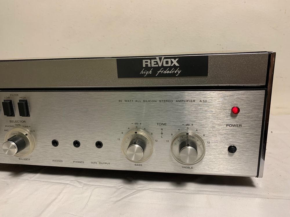 Revox A50 Stéréo Amplifier | Kaufen auf Ricardo