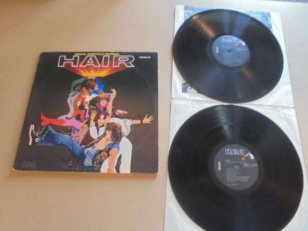 OST / B.O " Hair " de Milos FORMAN. 2 x LP USA 1979 (D'occasion) à ...