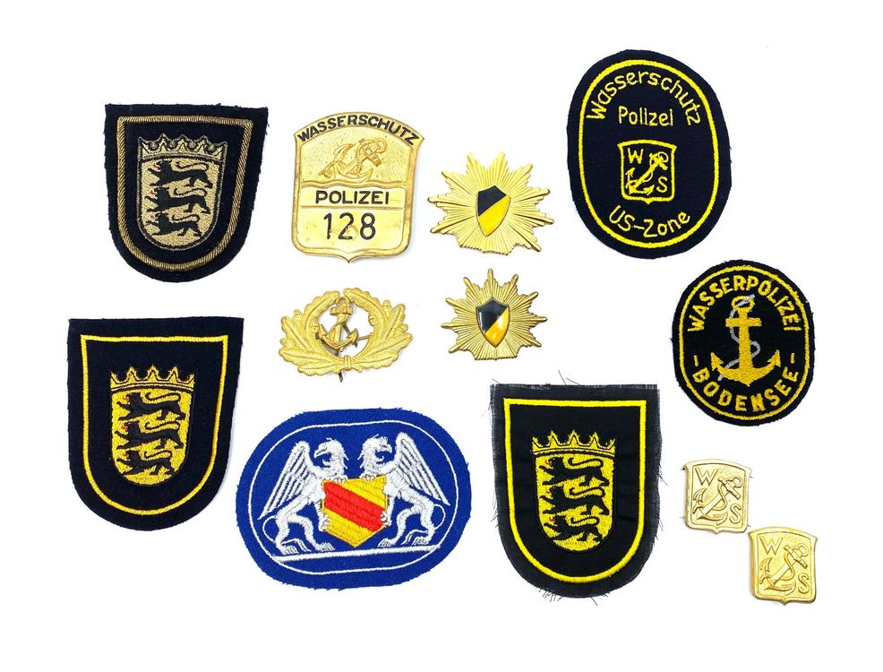 Konvolut Polizeiabzeichen Wasserpolizei Bodensee Deutschland (Gebraucht) in Berikon für CHF 100 ...