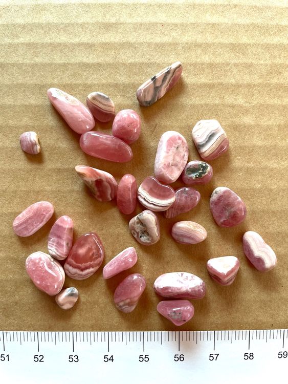 Rhodocrosite winzige Trommelsteine Rhodocrosit unikate | Kaufen auf Ricardo