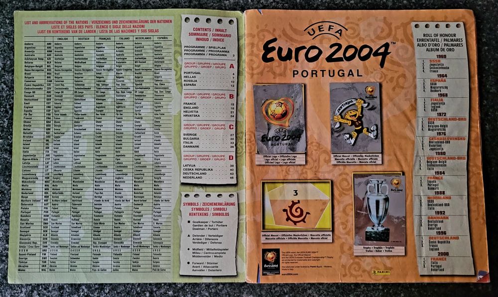 Album Panini UEFA Euro 2004 Portugal (Gebraucht) in Montet (Glâne) für CHF 19 – mit Lieferung ...