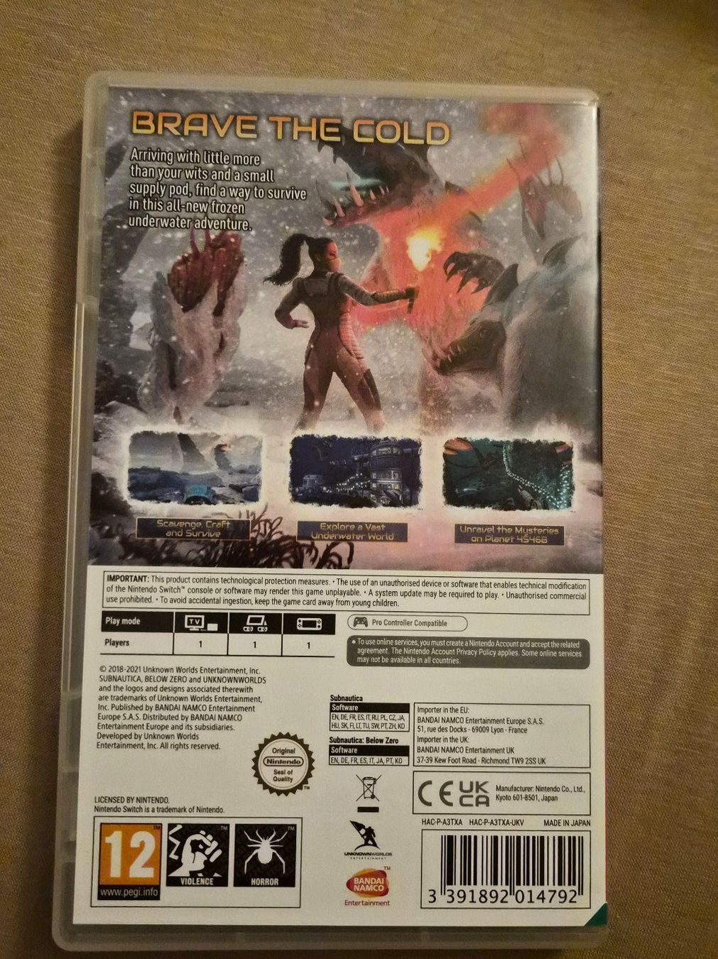 Subnautica + Subnautica: Below Zero (Switch) (Neu (gemäss Beschreibung ...