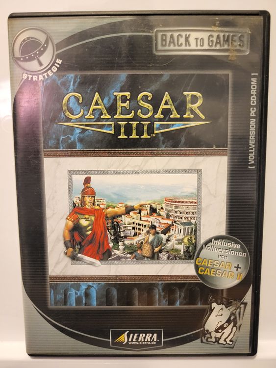 Jeux PC: Caesar I, Caesar II & Caesar III - Edition complète (Gebraucht) in Conthey für CHF 15 ...