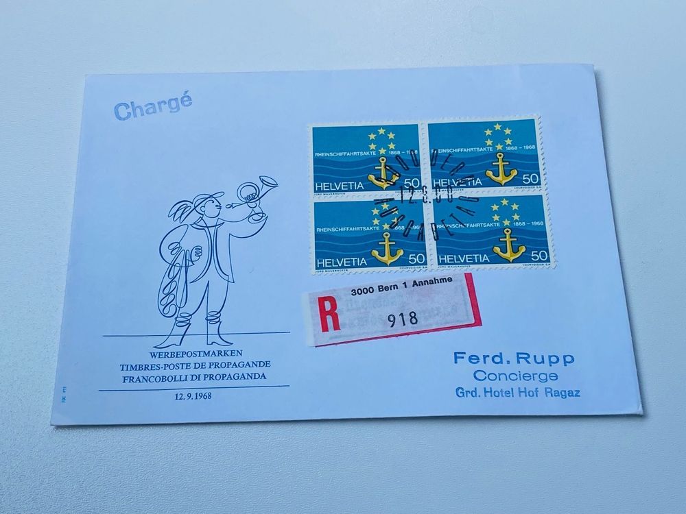 Rarität Express Vignette überklebt mit Einschreiben Etikette (Neu ...