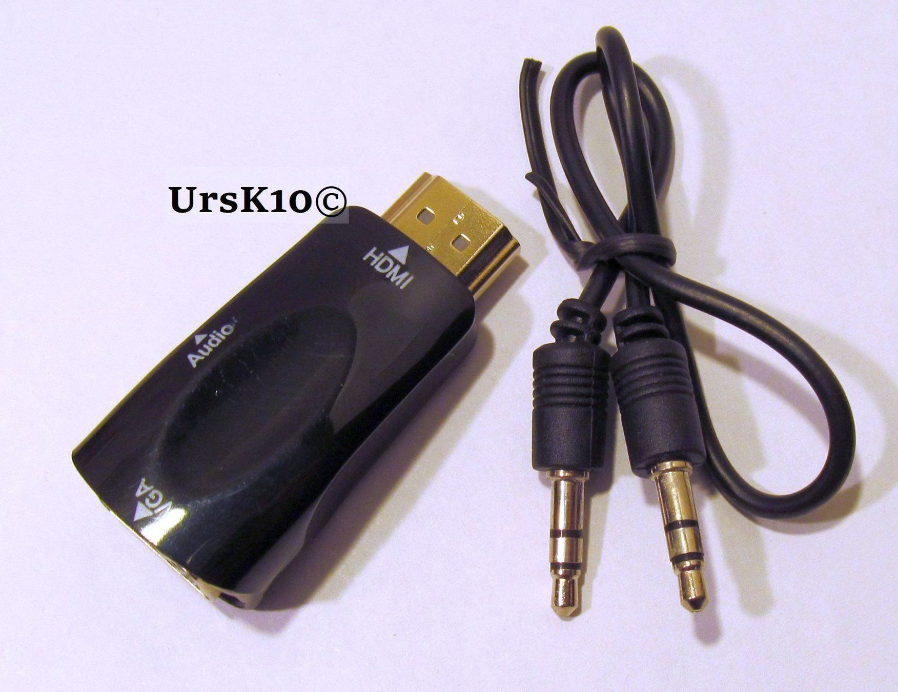 HDMI zu VGA Umwandlungs- adapter inkl. Soundkabel (Neu und ...