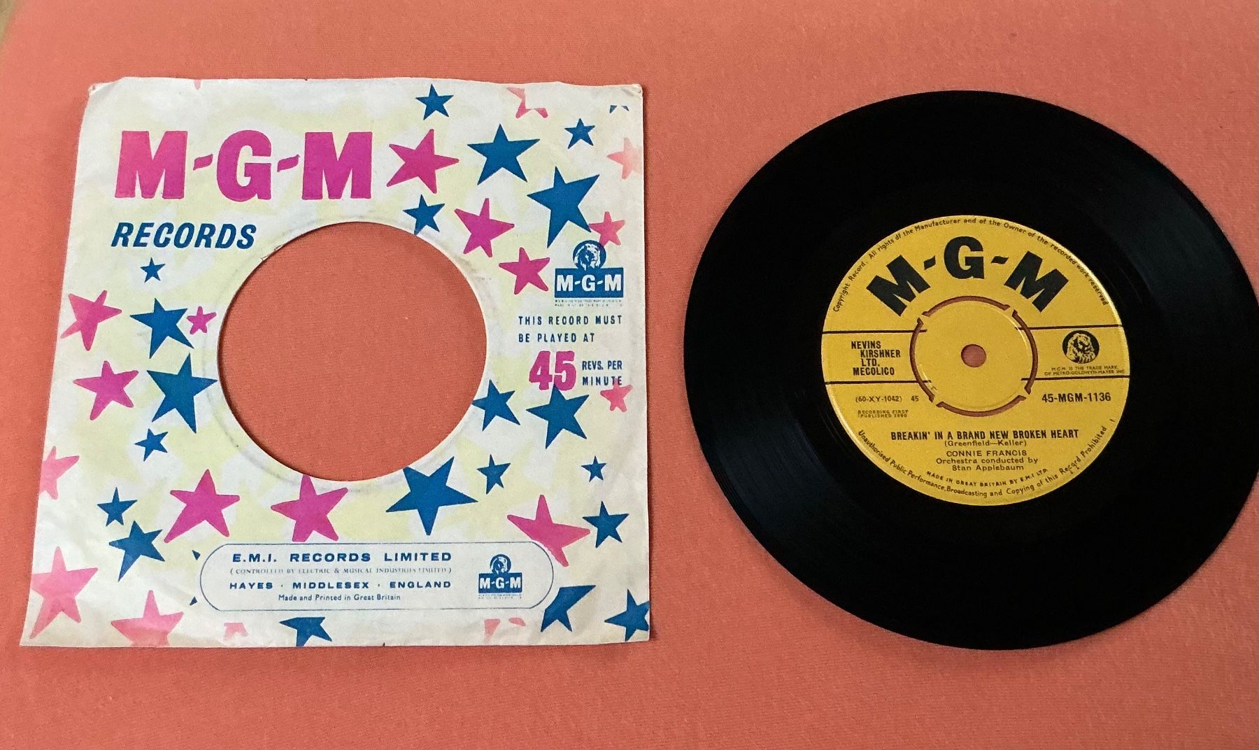 Schallplatte Vinyl 7“ Single/ Connie Francis - Someone Else‘ (Gebraucht ...