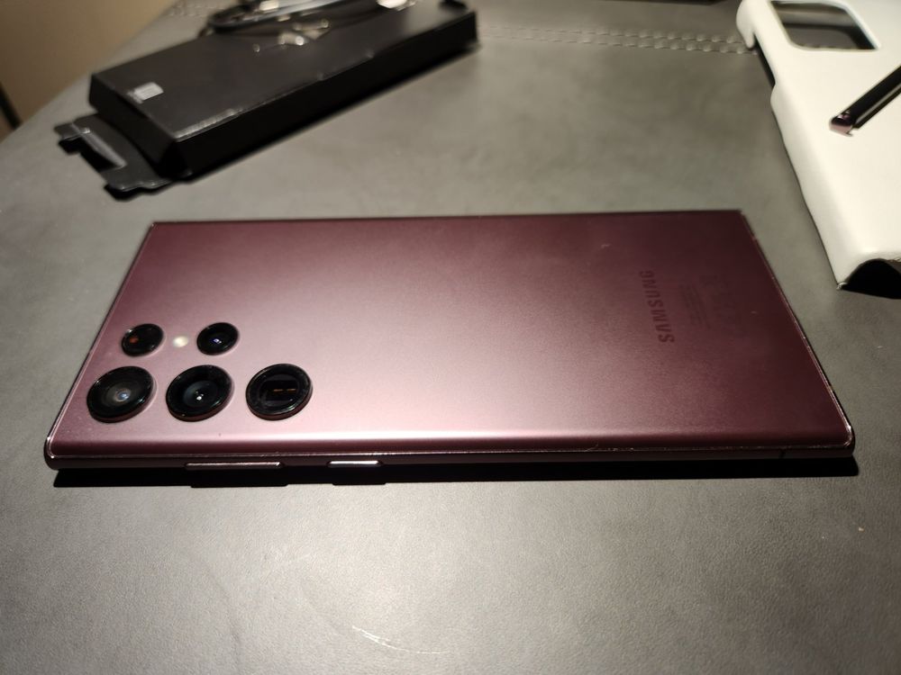 Samsung Galaxy S22 Ultra 256 Gb Burgundy Dual Sim 108 Mp 5g Kaufen