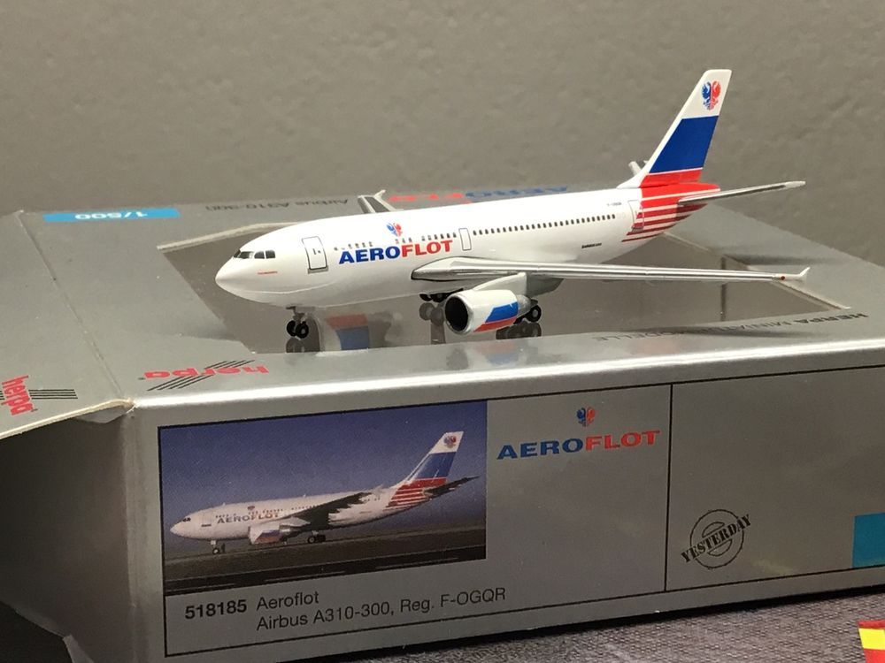 Herpa Aeroflot A310-300 Modellflugzeug 1:500 (Neu (gemäss Beschreibung)) in Männedorf für CHF 12 ...
