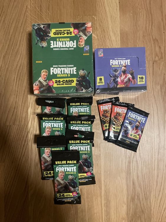 Fortnite Cards Series 3 Packs Bundle Trading Card Game TCG N (Neu und ...