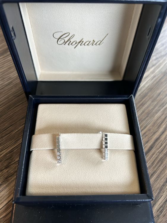Chopard boucles d’oreilles or blanc et diamants | Kaufen auf Ricardo