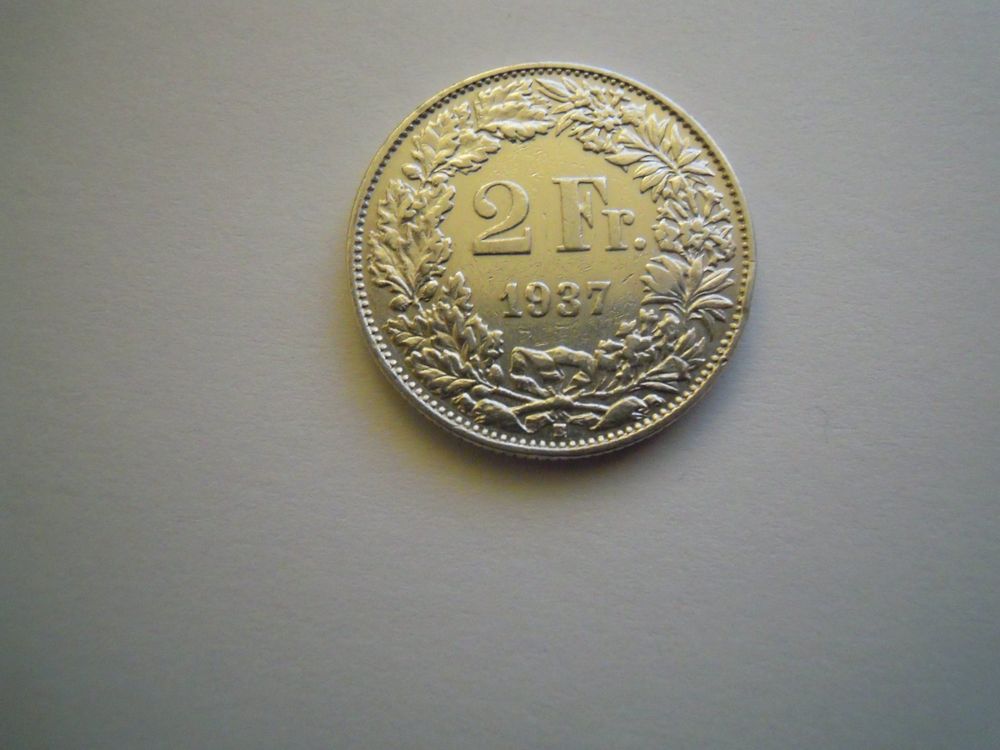 2 Fr. 1937 silber | Kaufen auf Ricardo
