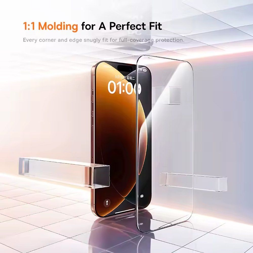 Panzerglas für iPhone 16 Pro Max x 1 Installationsrahmen (Neu und ...