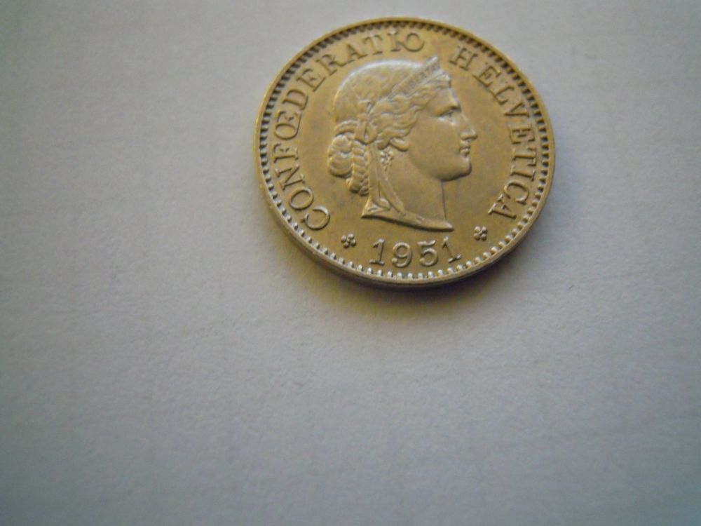 5 Rp. 1951 unz rar (Neu (gemäss Beschreibung)) in Kriegstetten für CHF 7.5 – mit Lieferung auf ...