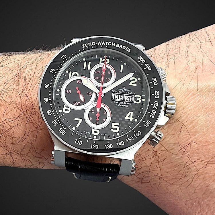 Zeno Watch Basel Chronograph Day-Date 46mm *U269 (Gebraucht) in Zürich ...