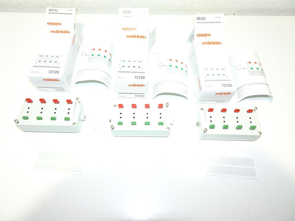 3 Märklin Stell und Schaltpulte HO 72720 (Gebraucht) in Luzern für CHF ...