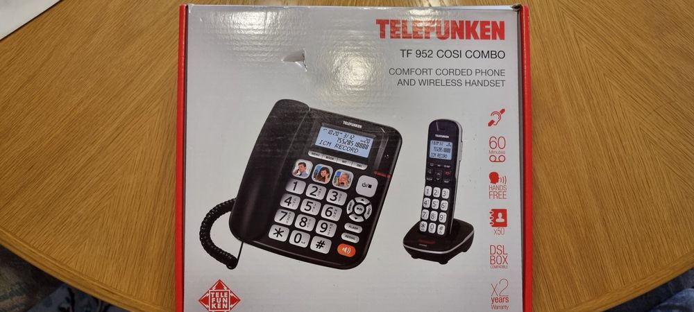 TELEFUNKEN TF 952 Senioren-Telefon Cosi Combo | Kaufen auf Ricardo