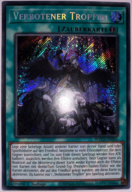 YuGiOh ROTD-DE065 Verbotener Tropfen | SCR (Gebraucht) in Altstätten SG ...